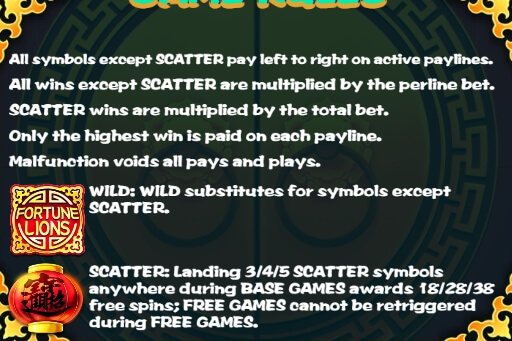 PG SLOT : Fortune Lions แนะนำเกมสล็อตค่าย KA GAMING