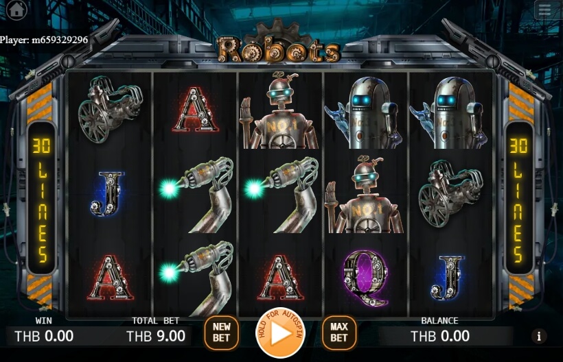 PG SLOT : Robots แนะนำเกมสล็อตค่าย KA GAMING